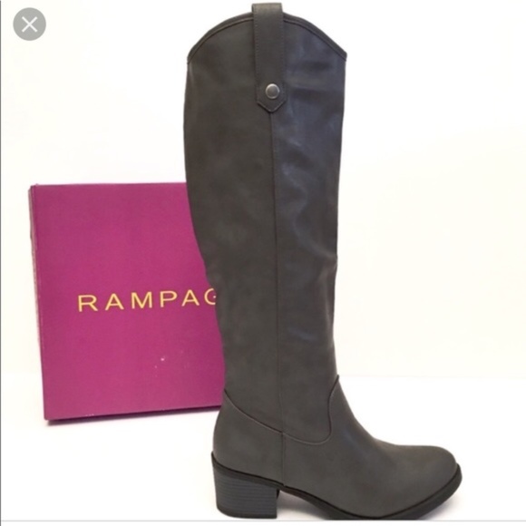Rampage | Shoes | Rampage Realto Grey Tall Knee High Boots | Poshmark